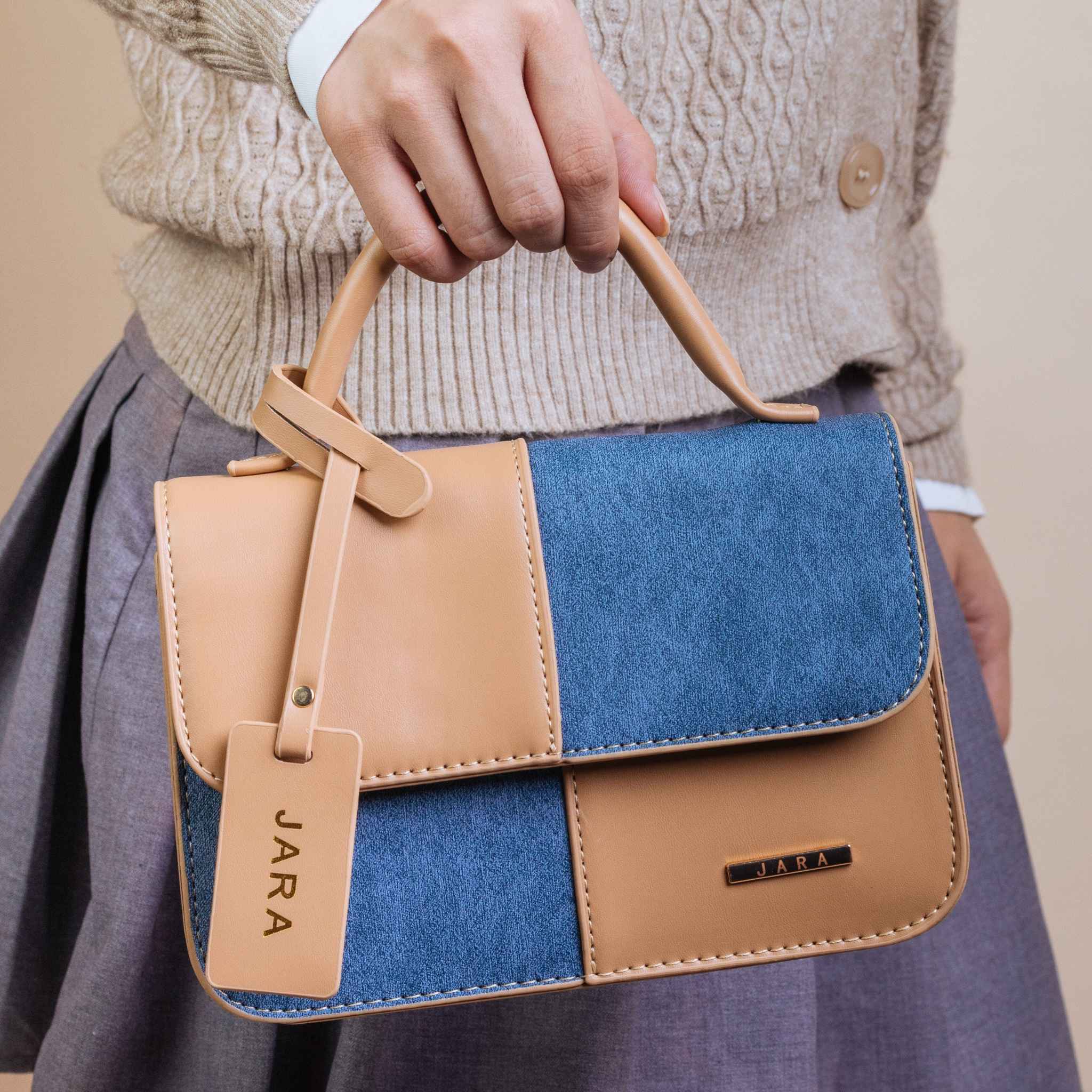 Malta Color-block handbag – JARA Philippines